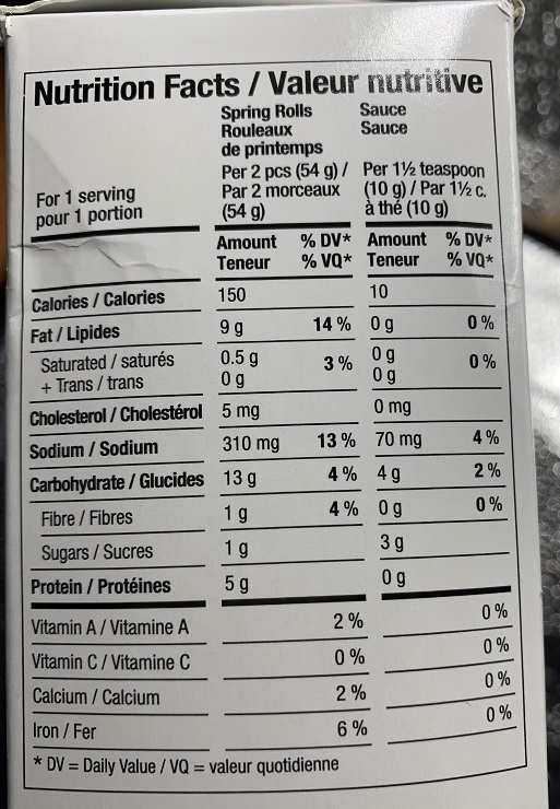 Costco Sum-m! Crispy Mini Chicken Spring Rolls Review - Costco West Fan ...