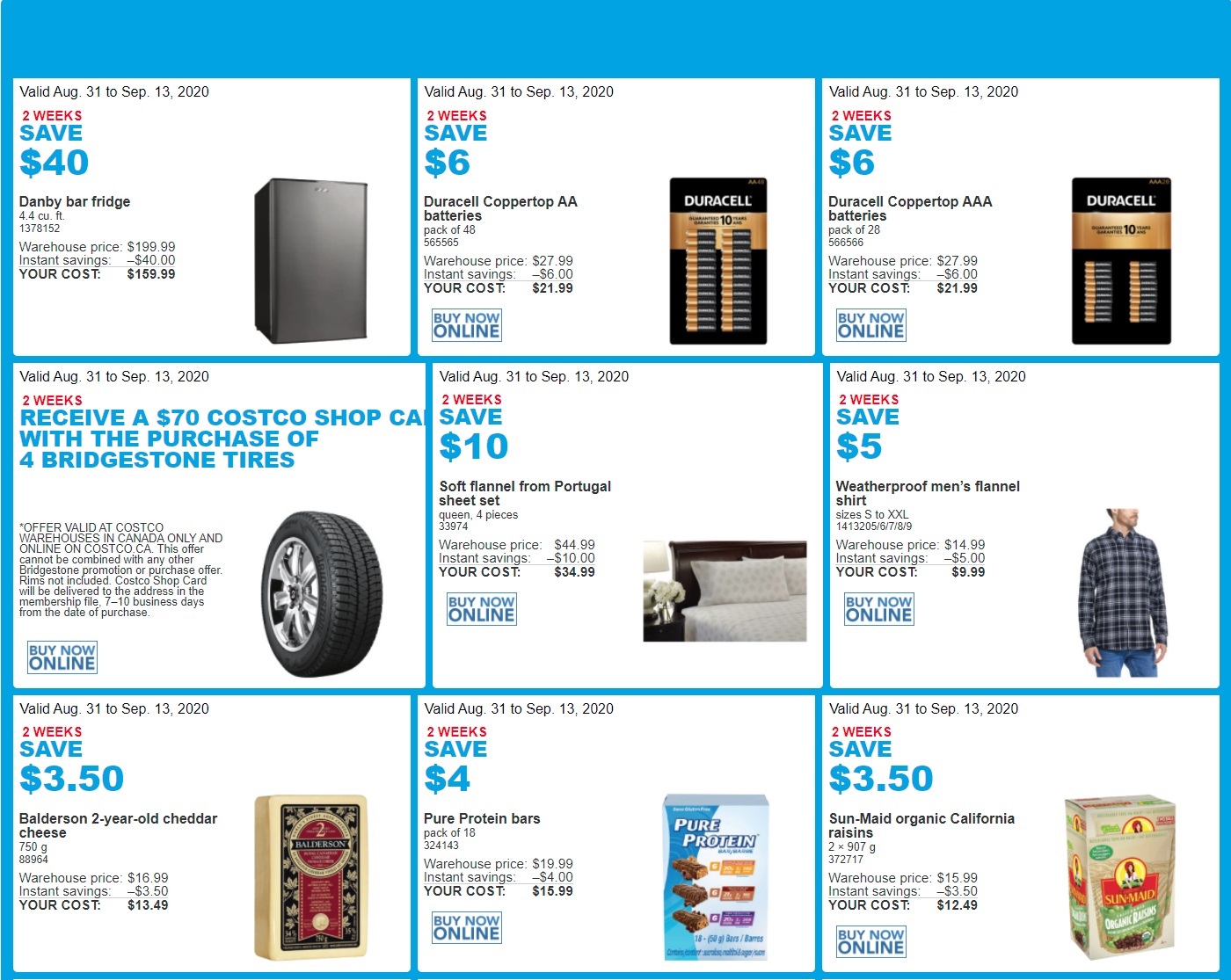 Costco Flyer & Costco Sale Items for Aug 31 - Sep 6, 2020, for BC, AB ...