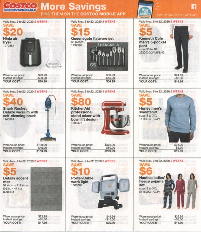 PREVIEW: Costco Canada Flyer November 9-22, 2020 - Costco West Fan Blog