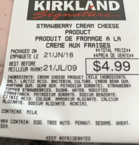 Kirkland Signature Strawberry Cream Cheese Review - Costco West Fan Blog