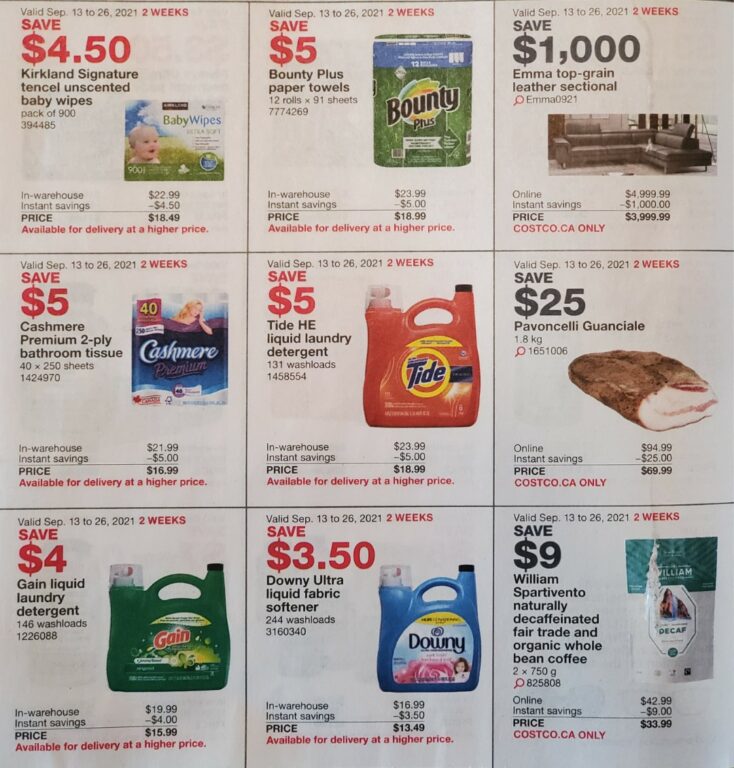 PREVIEW: Costco Canada Flyer - Aug 30 to Sep 26, 2021 - Costco West Fan ...
