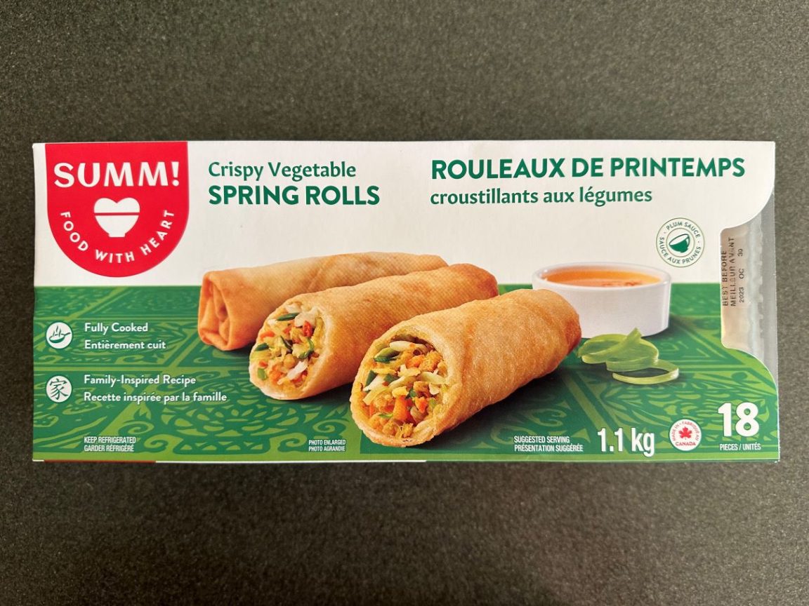Summ! Vegetable Spring Rolls Review - Costco West Fan Blog