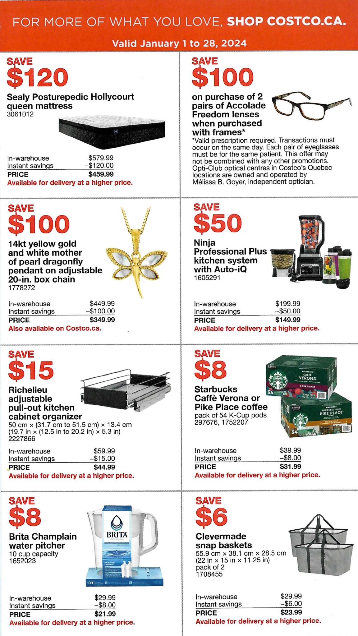 Costco Canada - Flyer for January 1-28 - Costco West Fan Blog