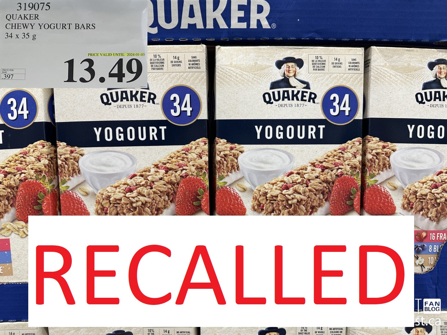 Quaker Granola Recall 2024 Costco Ynez Analise