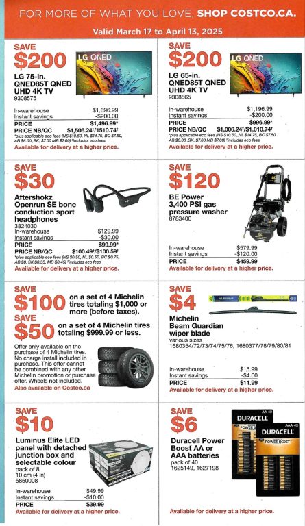 Costco Canada March 2025 Flyer Preview! - Costco West Fan Blog
